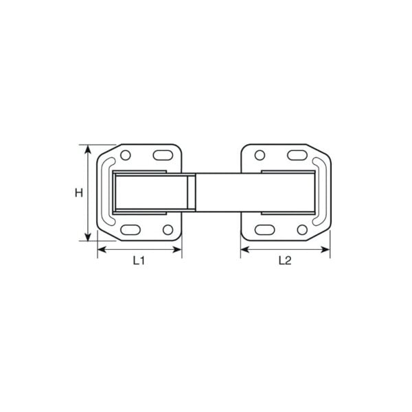 Screw-in snap hinge | Gamma fittings