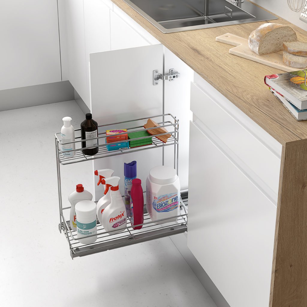 Pull-out cleaning basket CLASSIC | Gamma Fittings