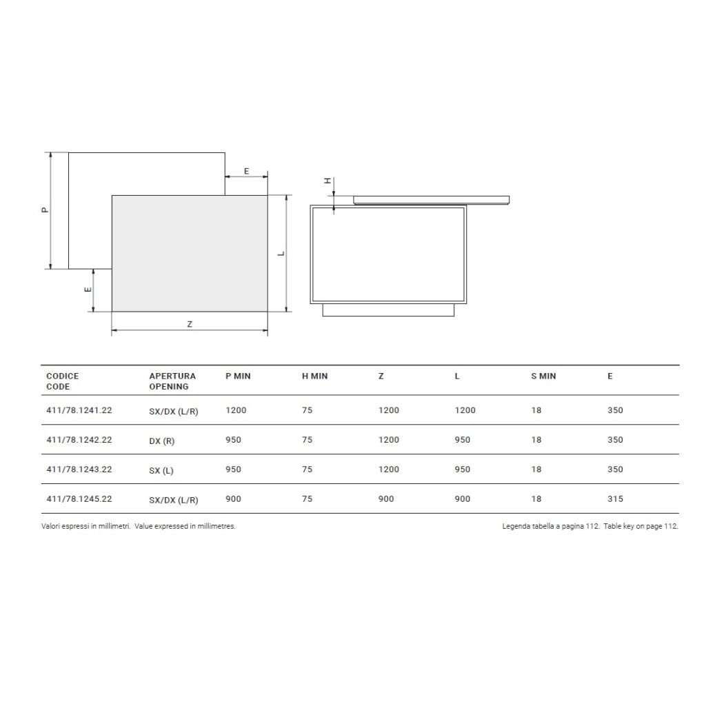 Slide – Sliding table top with diagonal movement | Gamma Fittings